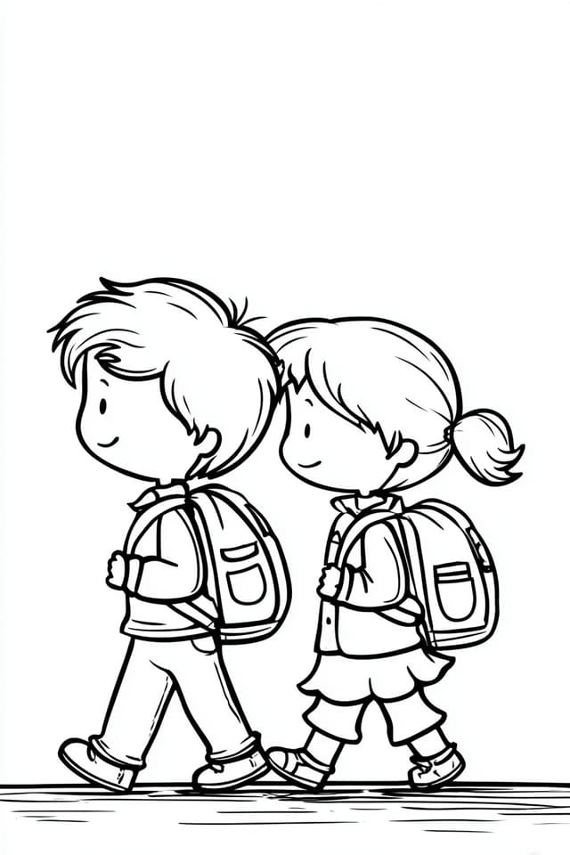 Free Printable Back to School Coloring Pages｜pagicolor.com