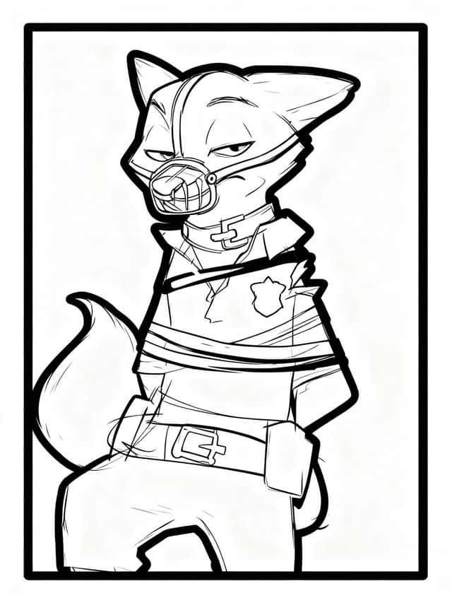 Zootopia Coloring Pages - Free Printable Zootopia Coloring Sheets