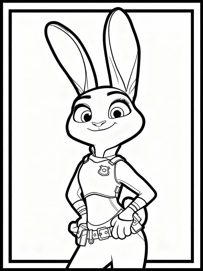 Zootopia Coloring Pages - Free Printable Zootopia Coloring Sheets