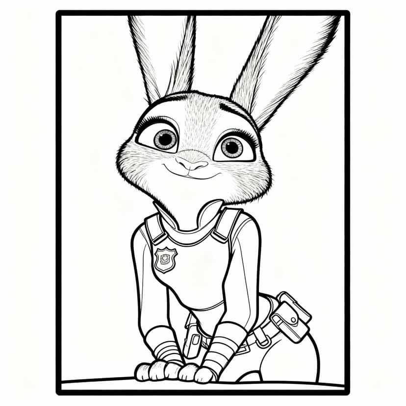 Zootopia Coloring Pages - Free Printable Zootopia Coloring Sheets