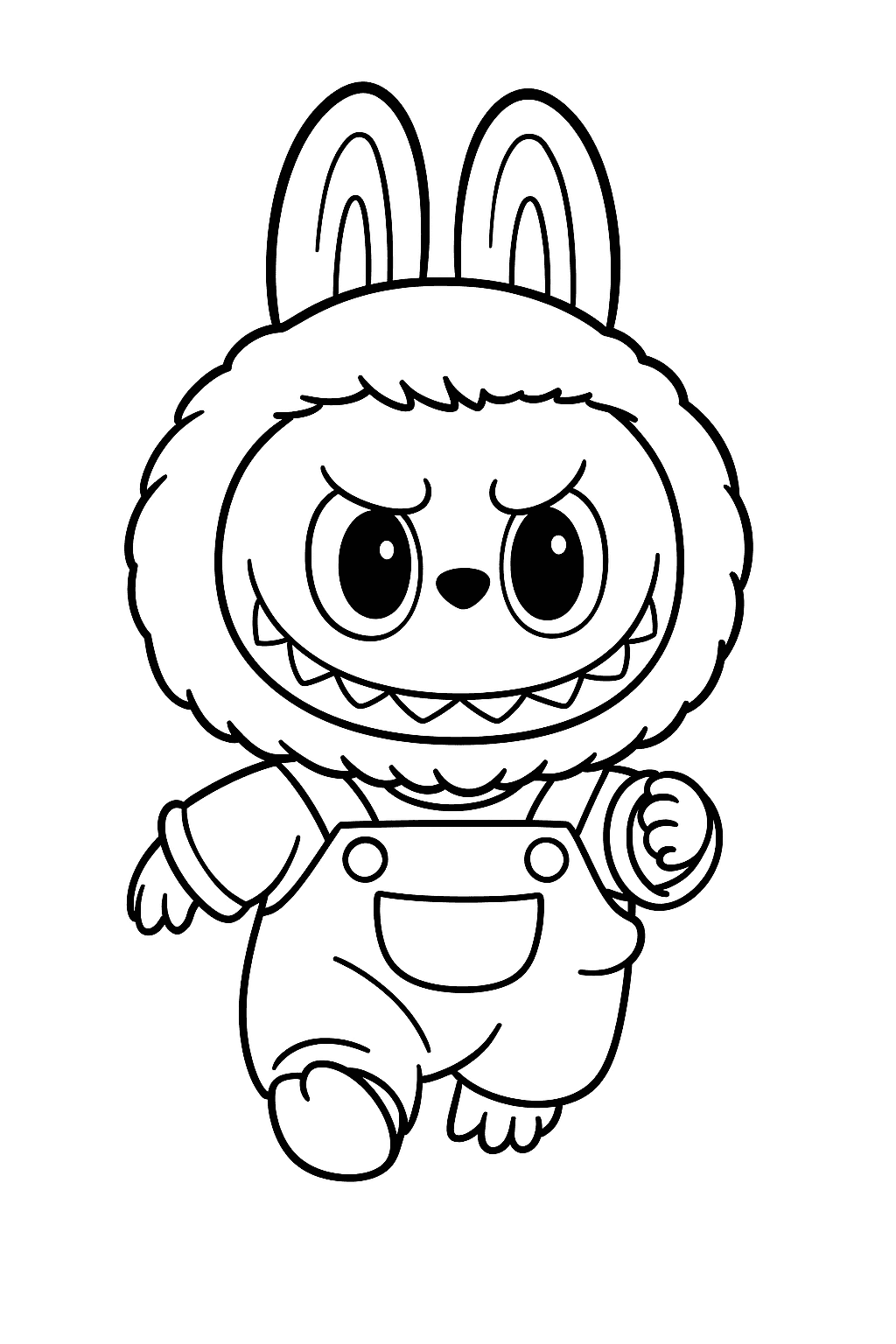 Labubu Coloring Pages - Printable Blind Box Coloring Pages