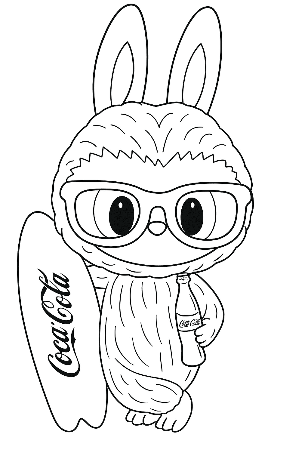 Labubu Coloring Pages - Printable Blind Box Coloring Pages