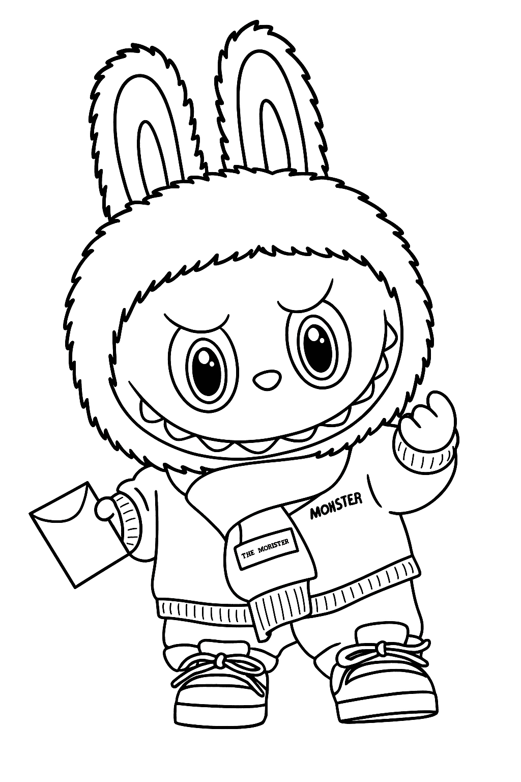 Labubu Coloring Pages - Printable Blind Box Coloring Pages