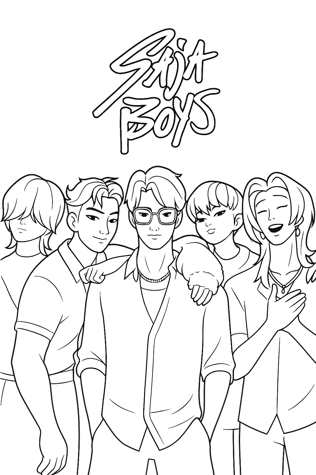 saja boys Coloring Pages - Free Printable Coloring Sheets